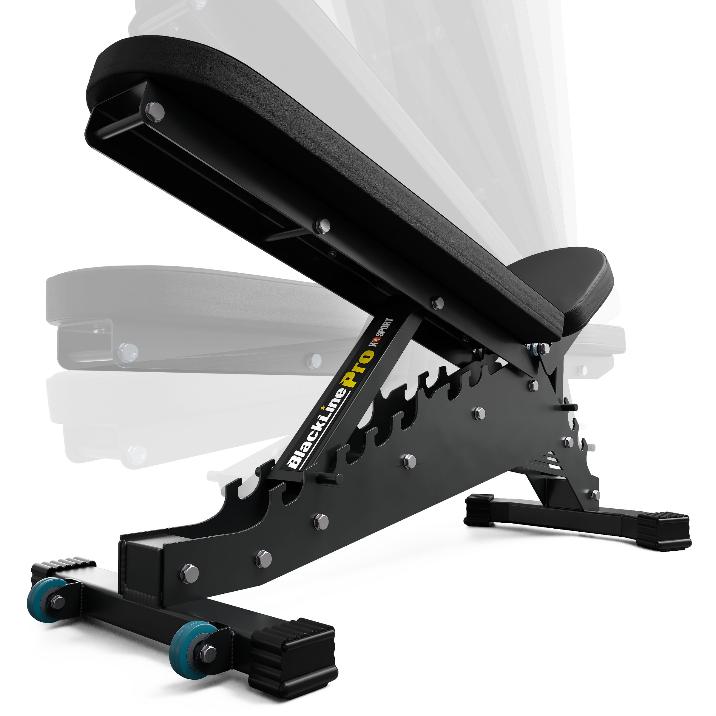 PÓŁPROFESJONALNY Zestaw ŁAWKA + RACK Stojaki do ćwiczeń KSG006 - K ...